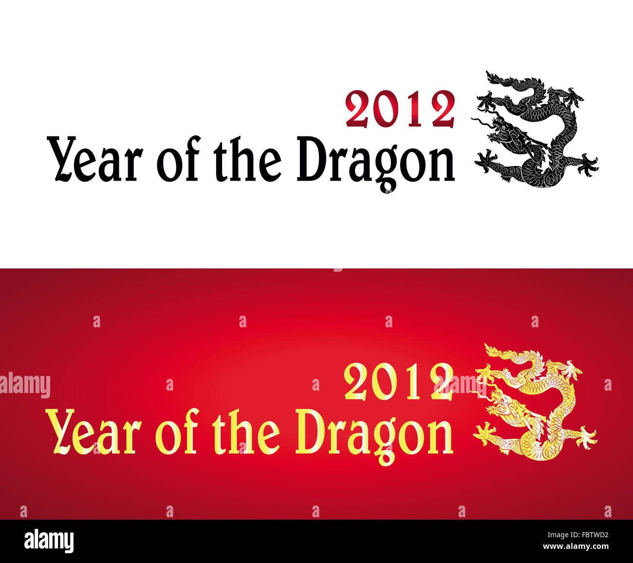 Chinese astrology dragon symbolic hi-res stock photography and images ...
