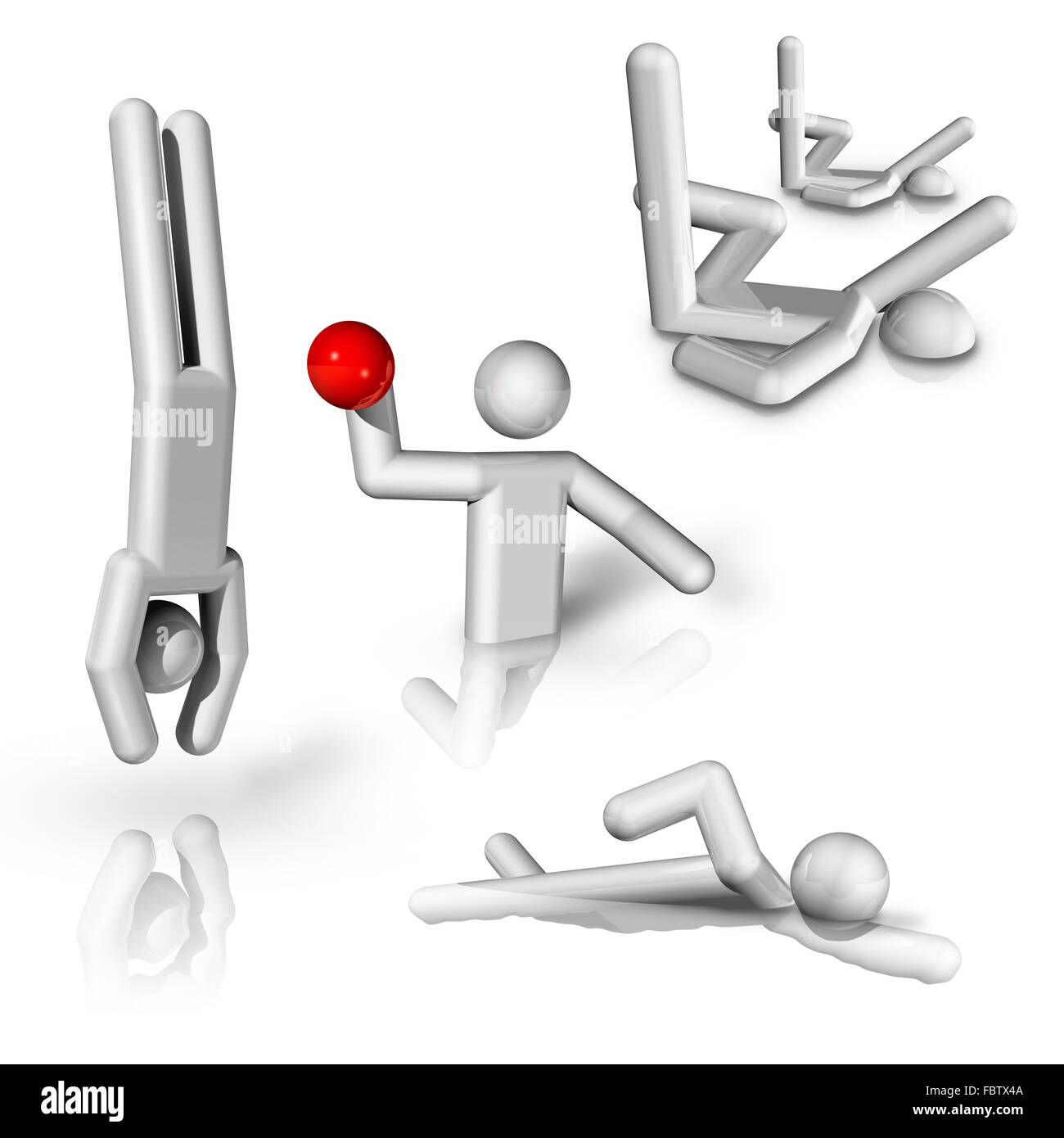 sports symbols icons series 8 Stock Photo - Alamy