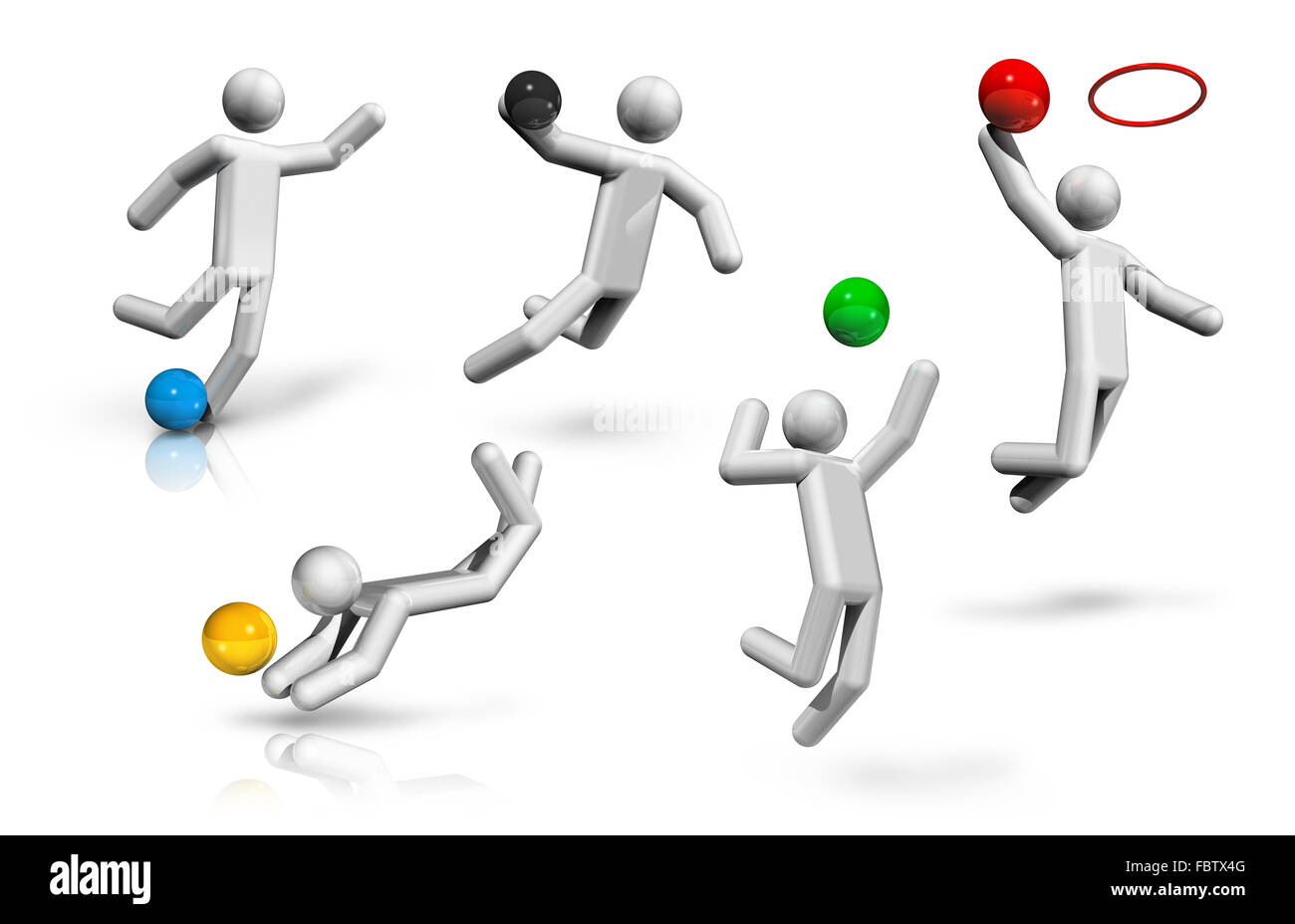 Sports symbols hi-res stock photography and images - Alamy