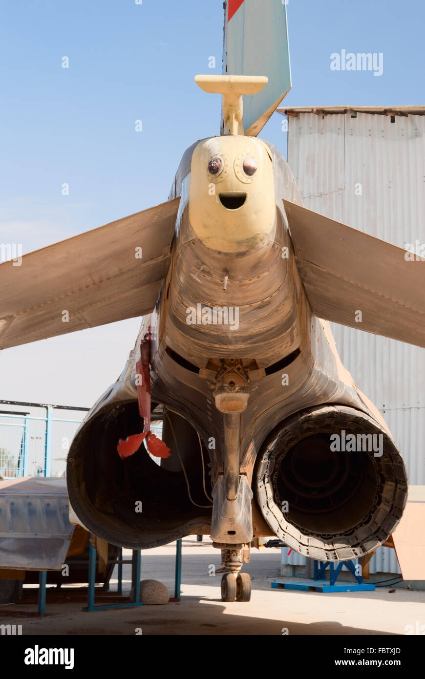 Tail of jet fighter Stock Photo - Alamy