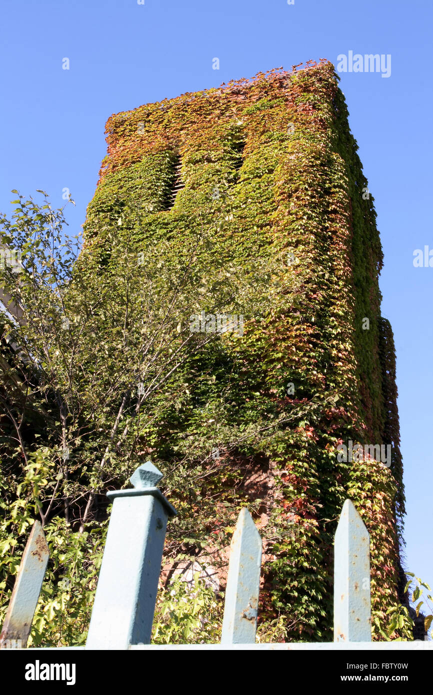 The old church tower Stock Photo - Alamy