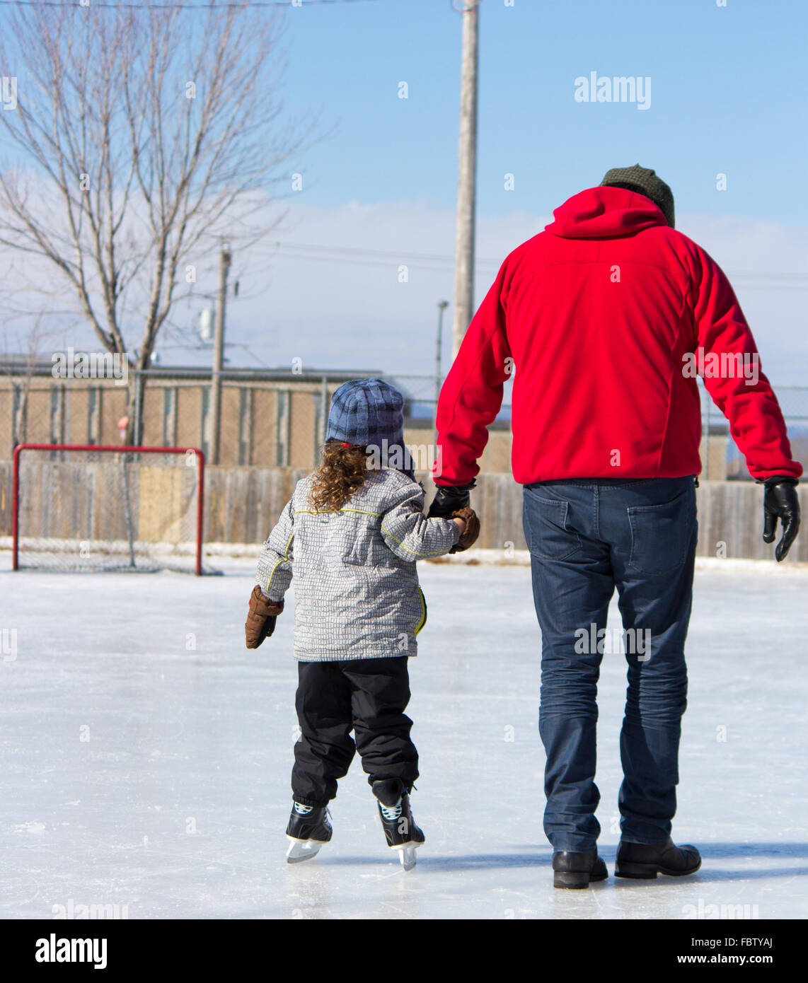 Teaching Of Skating High Resolution Stock Photography and Images - Alamy