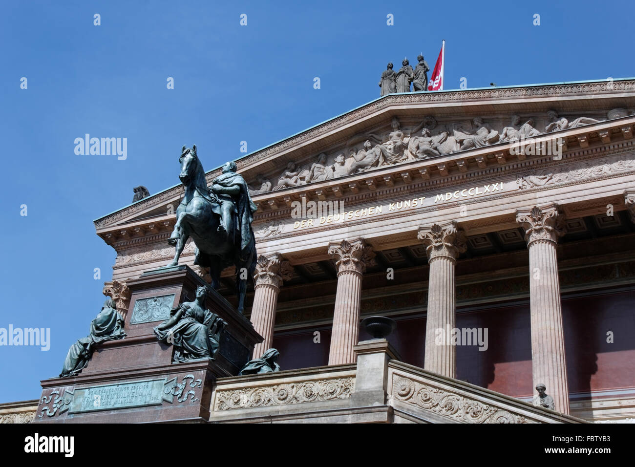 The old national gallery in Berlin Stock Photo - Alamy
