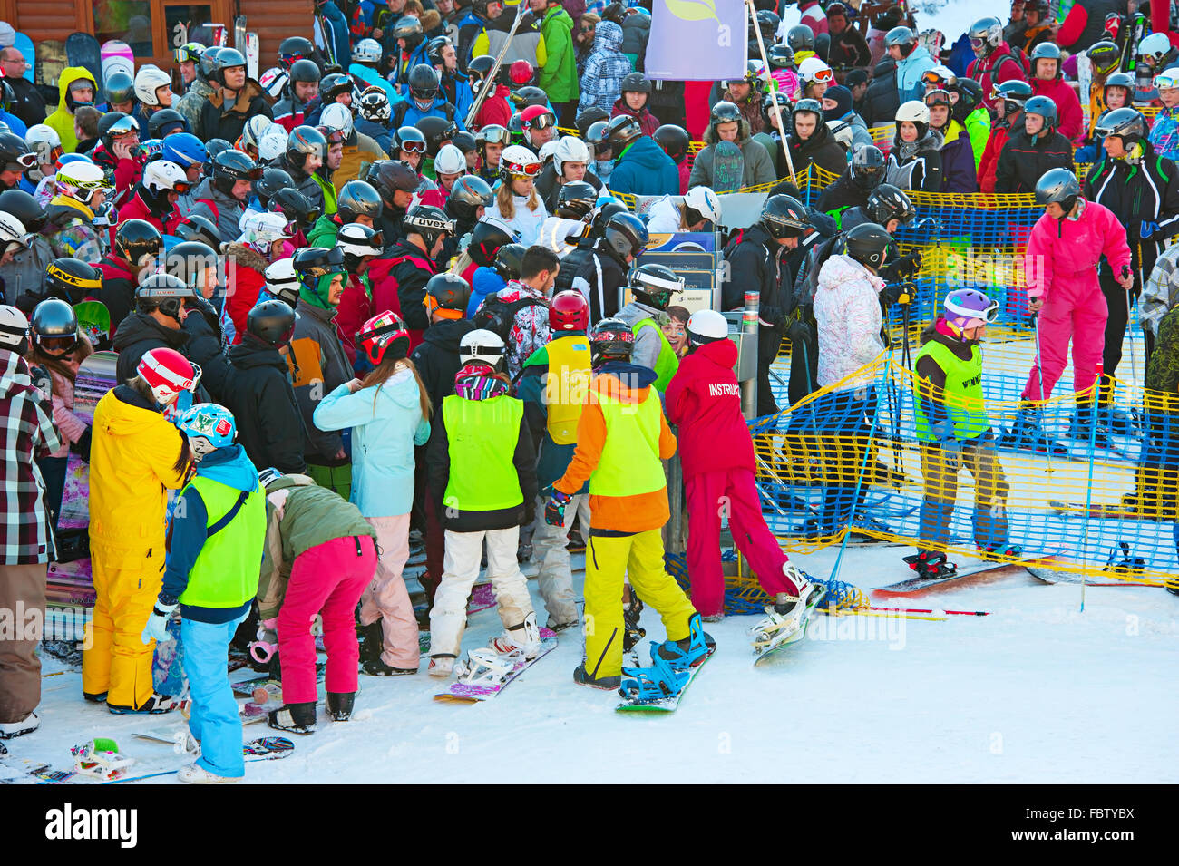 Queue Mountain High Resolution Stock Photography and Images - Alamy