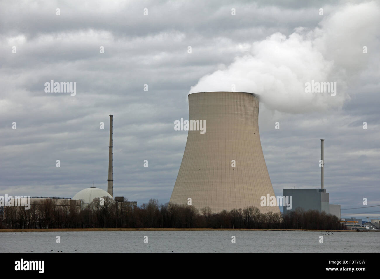 atomic power plant Ohu Stock Photo - Alamy