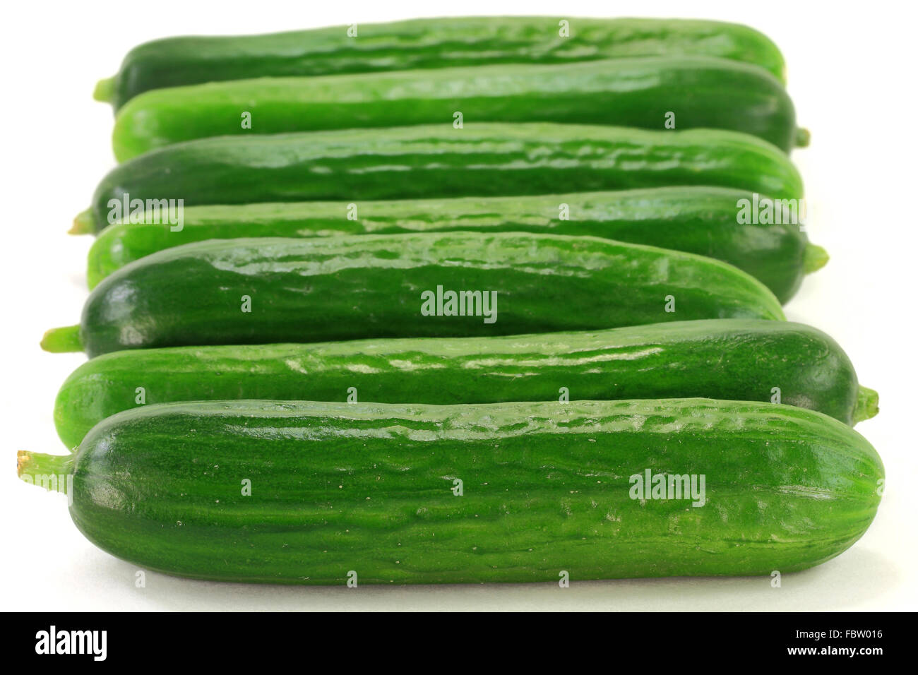 Group Baby Cucumbers Stock Photo - Alamy
