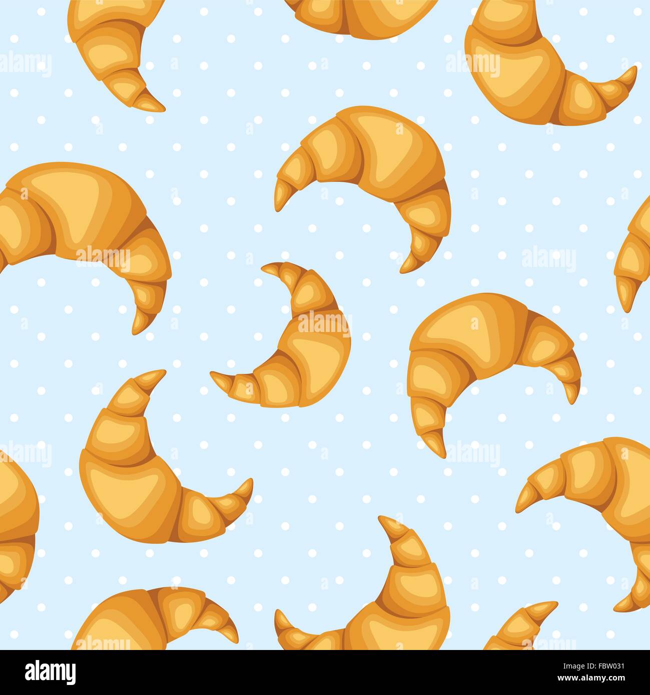 Traditional french croissants Stock Vector Images - Alamy
