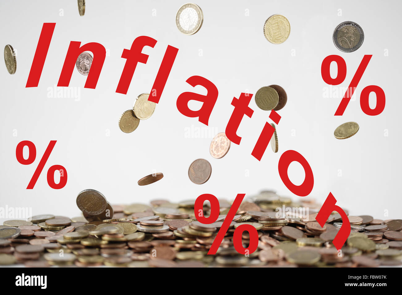 symbolical pic, symbolized pic, inflation Stock Photo - Alamy