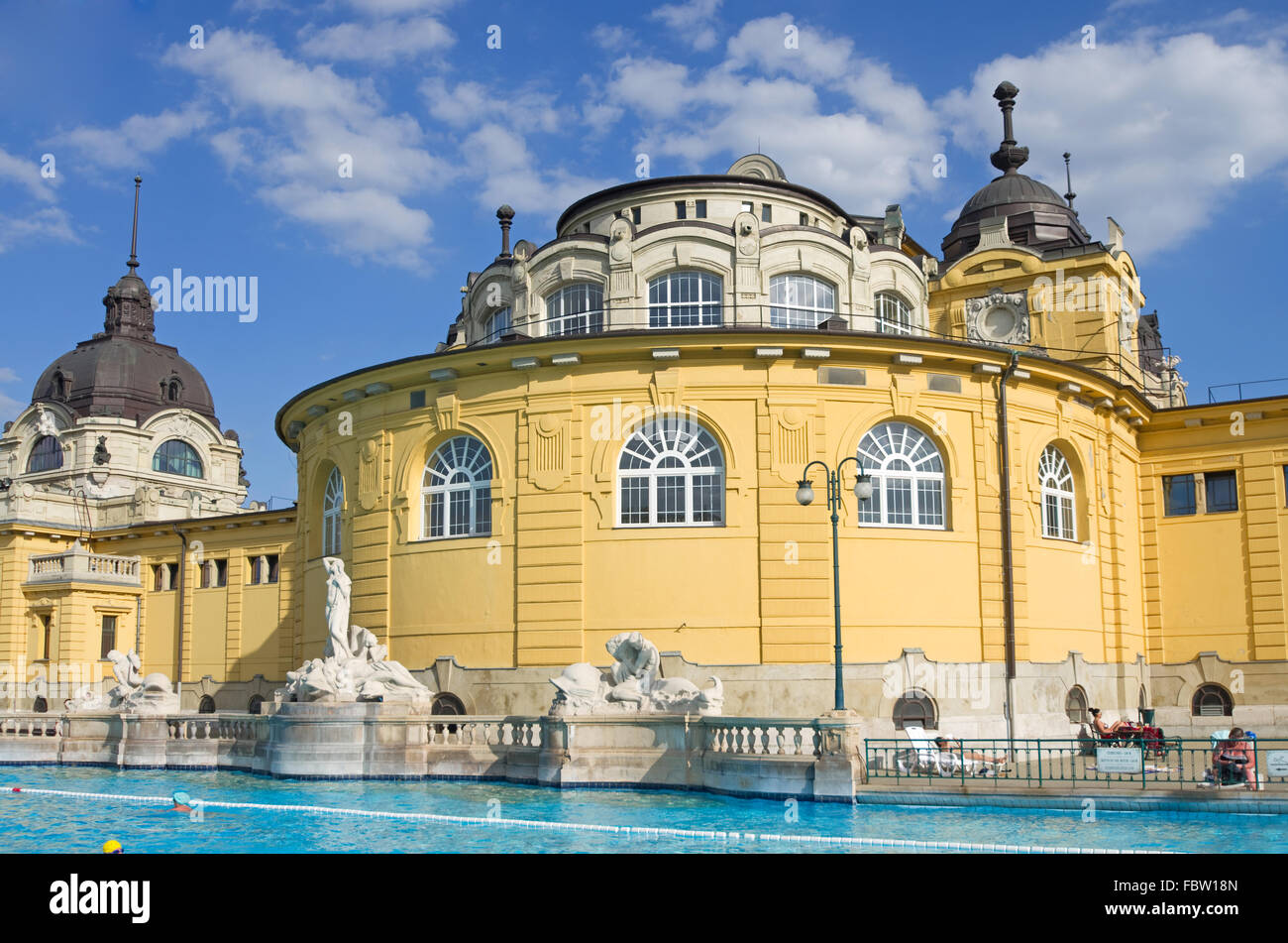 budapest szechenyi bath Stock Photo - Alamy