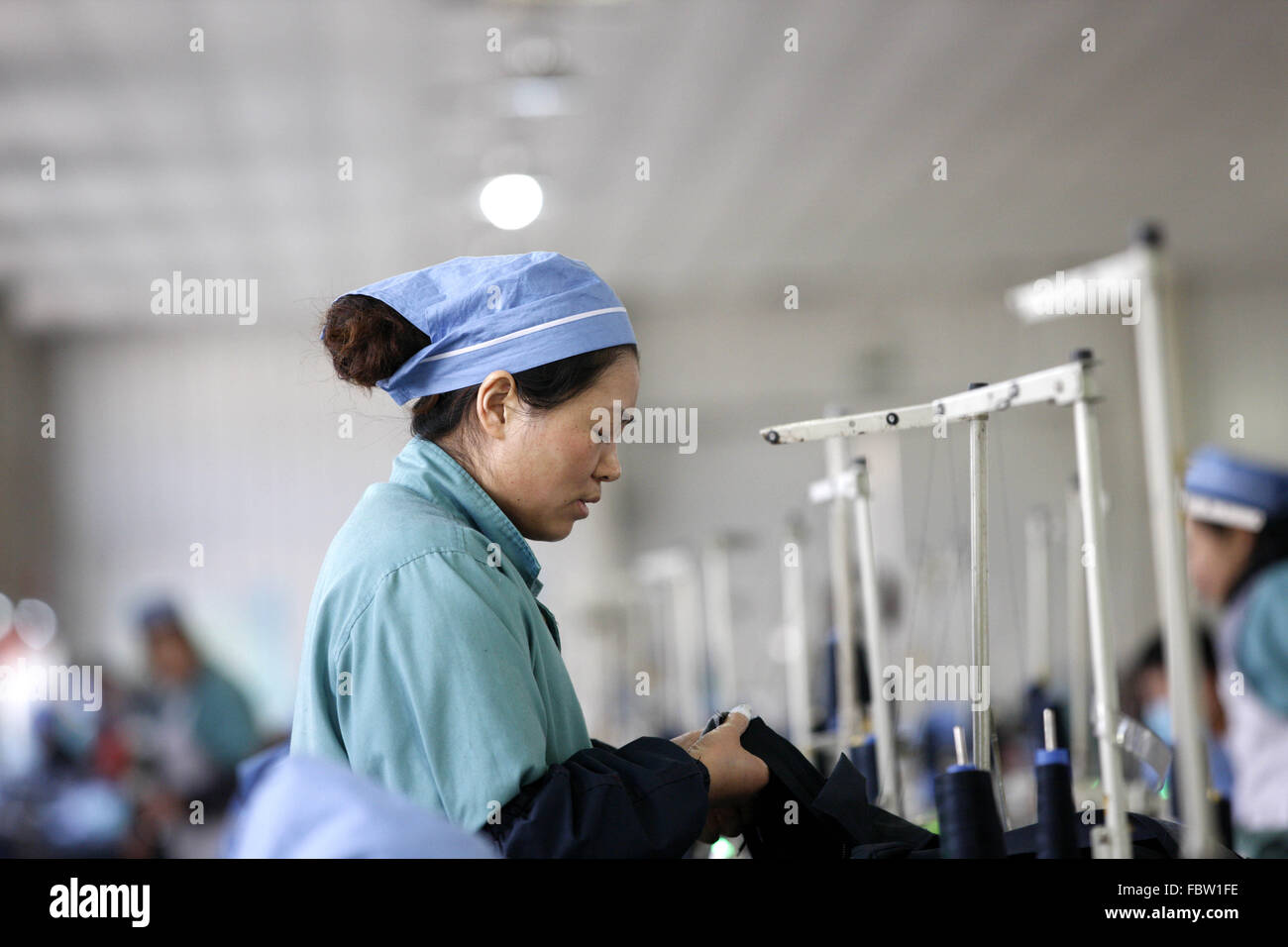 Female factory worker 19th century hi-res stock photography and images ...