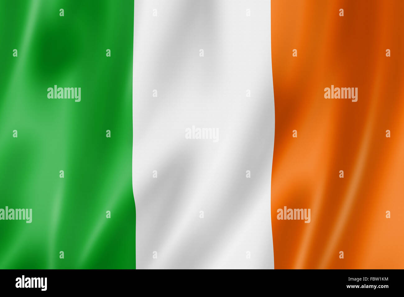 Irish flag waving hi-res stock photography and images - Alamy