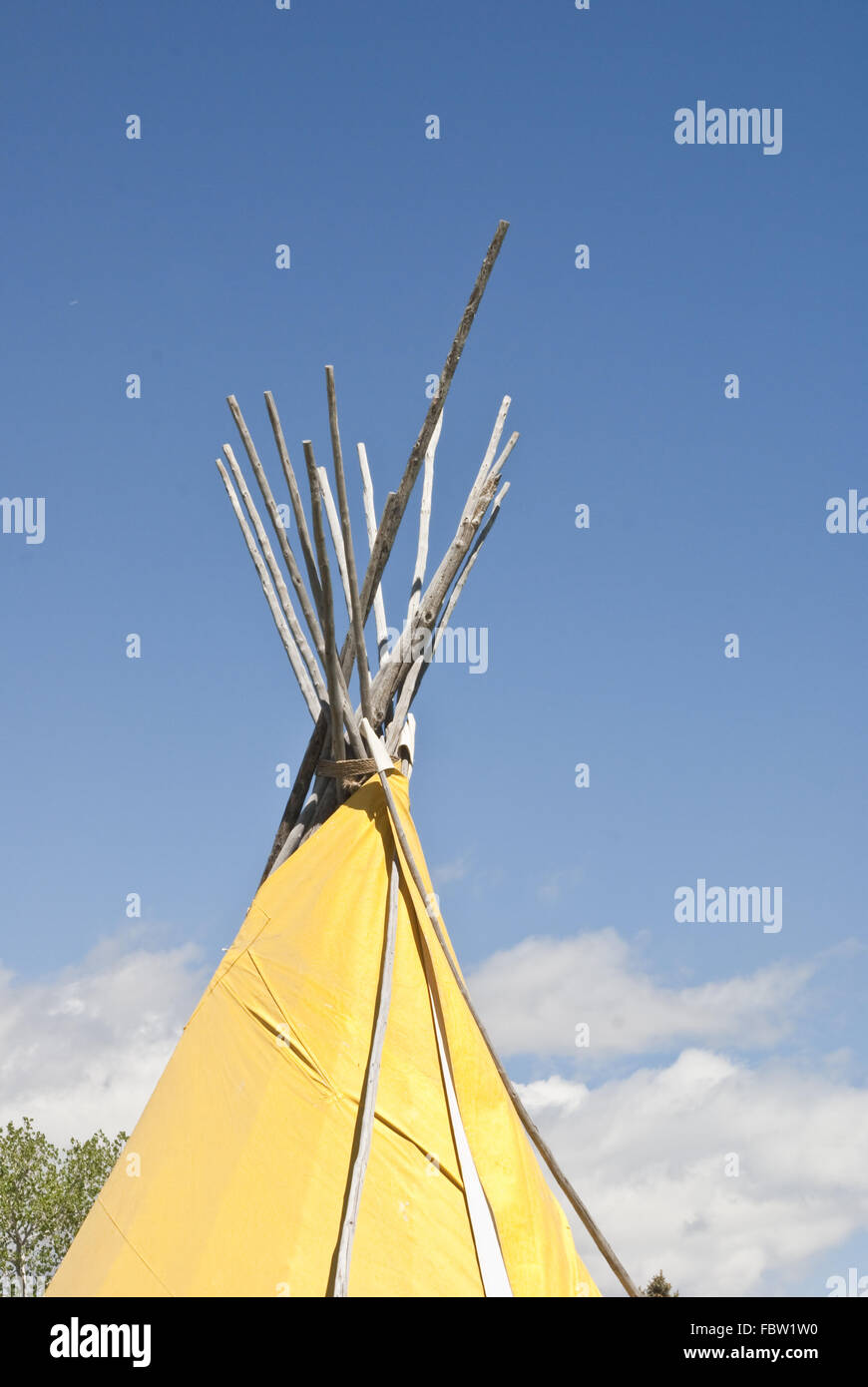Teepee plains hi-res stock photography and images - Alamy