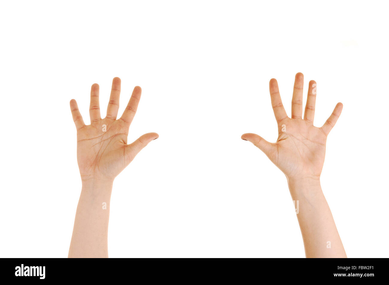 Hands of a girl Stock Photo - Alamy