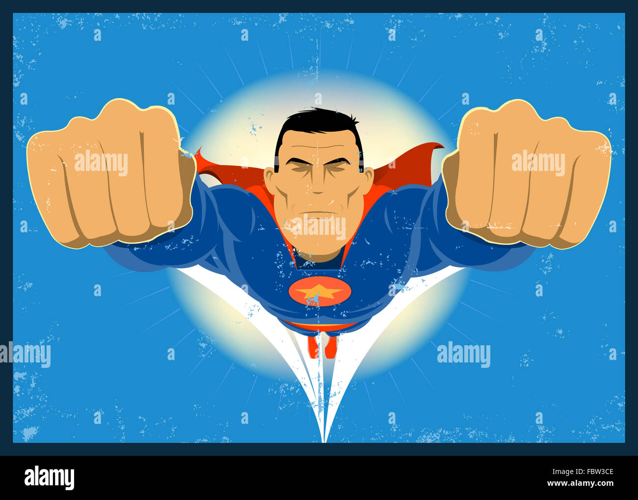 Cartoon super punch hi-res stock photography and images - Alamy