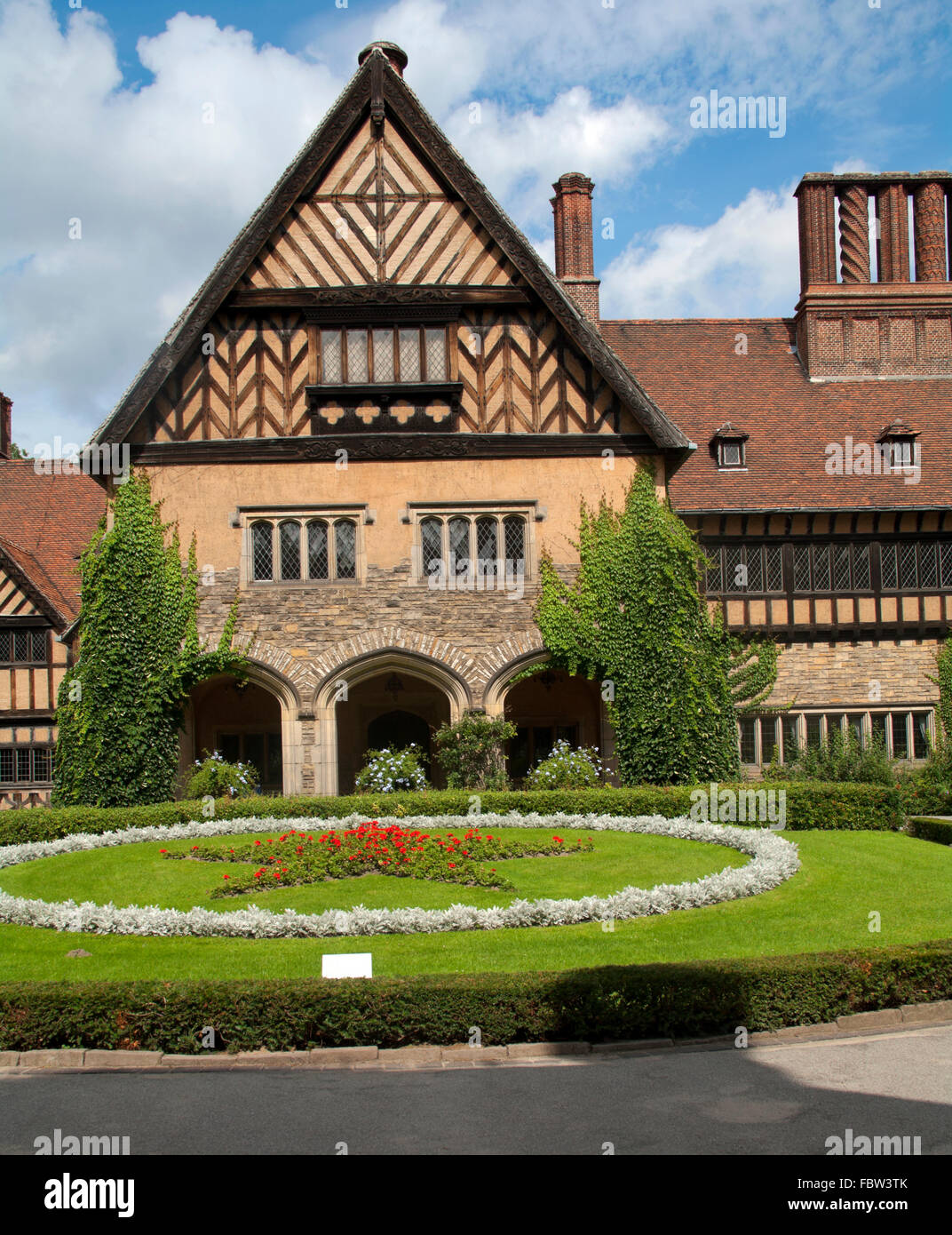 Cecilienhof Castle Palace, New Garden, Potsdam, Brandenburg, Germany ...