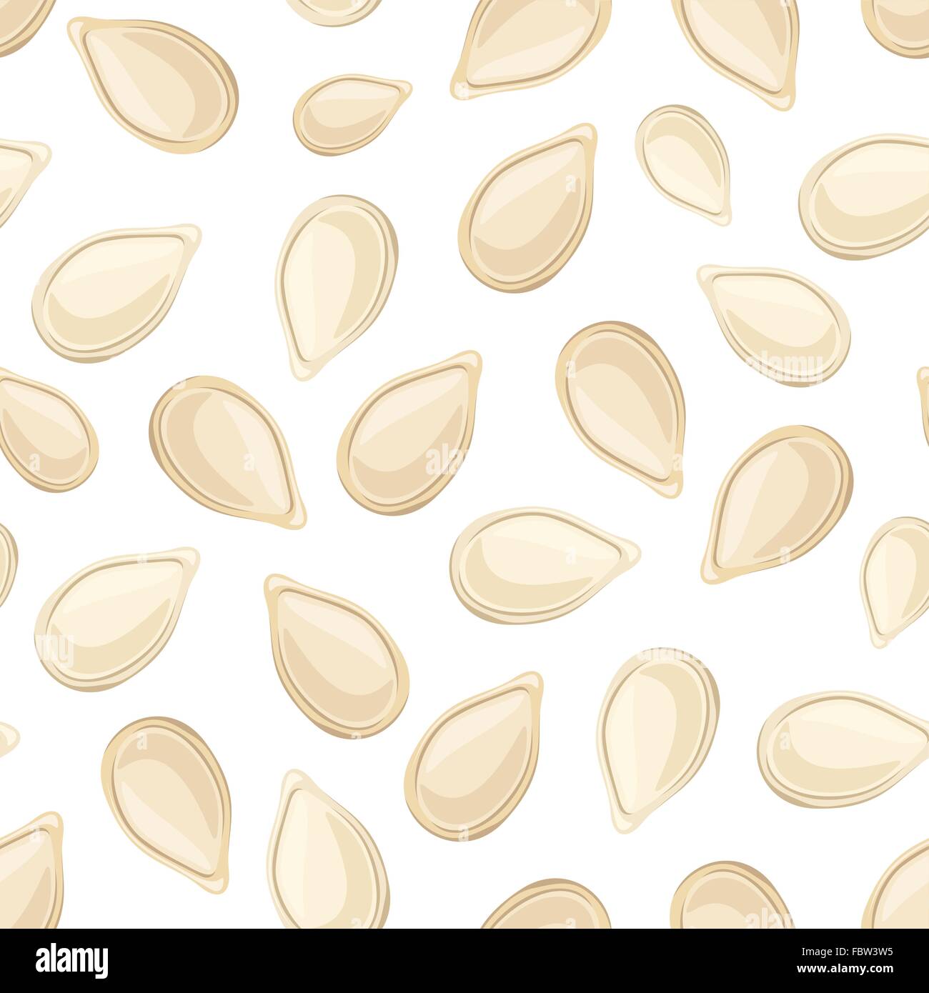 Seamless pattern with pumpkin seeds. Vector illustration Stock Vector ...