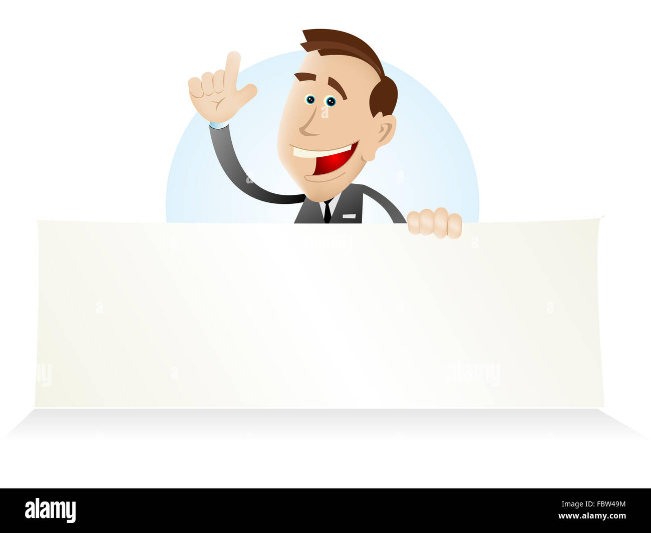 Cartoon Market Vendor Stock Photo - Alamy