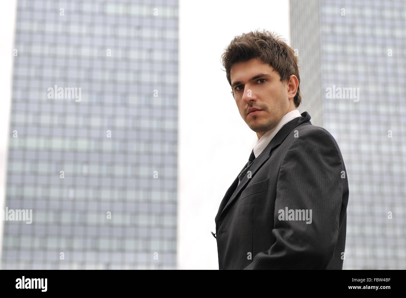 Photo of happy winner businessman screaming from joy Stock Photo - Alamy