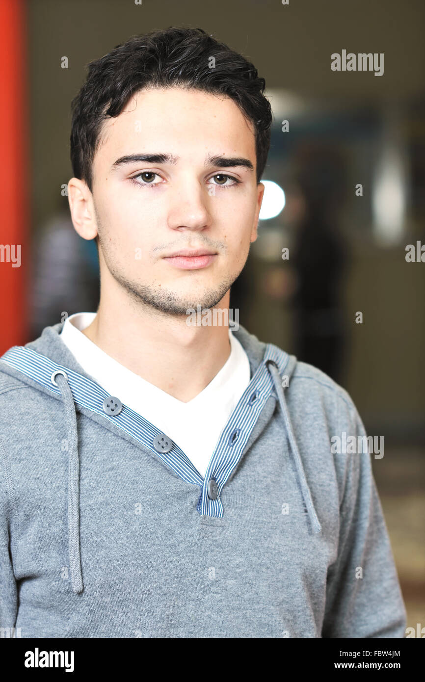 student male portrait at campus Stock Photo - Alamy