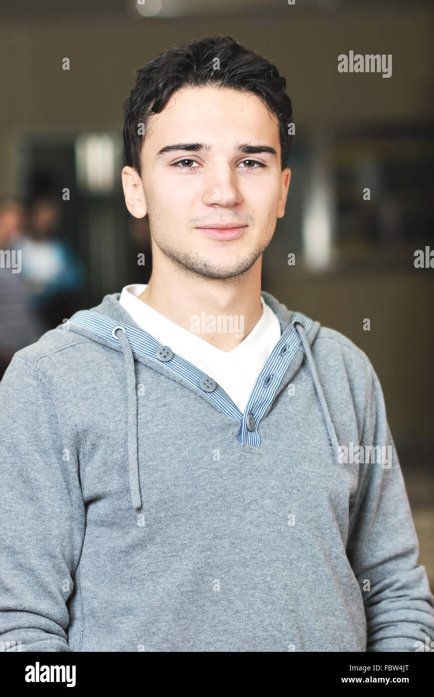 student male portrait at campus Stock Photo - Alamy