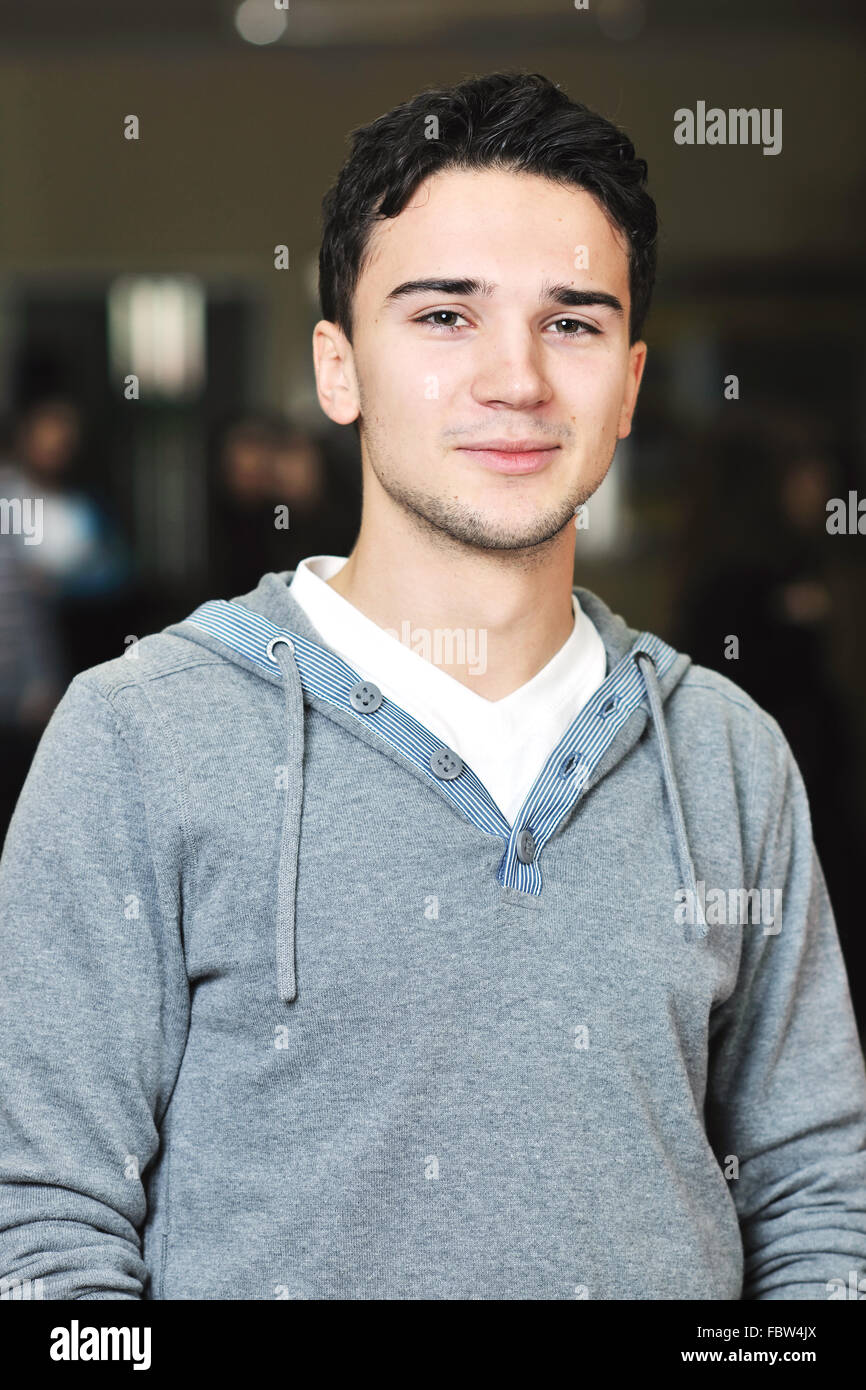 student male portrait at campus Stock Photo - Alamy
