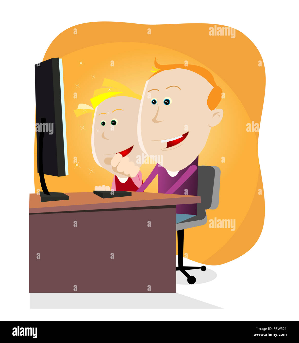 First computers hi-res stock photography and images - Alamy