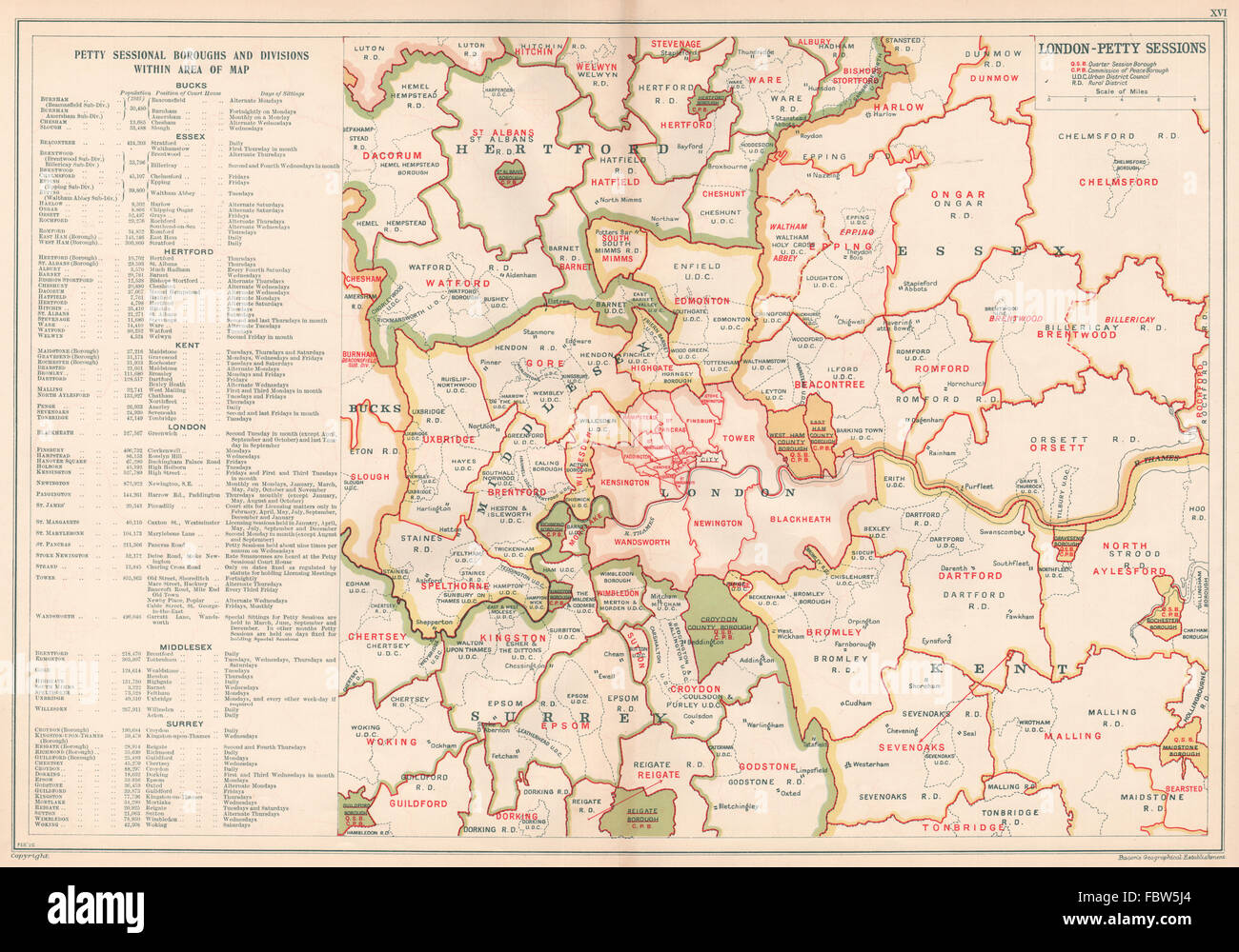 Map of london boroughs hi-res stock photography and images - Alamy