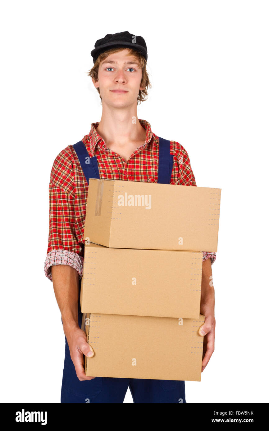Paketbote hi-res stock photography and images - Alamy