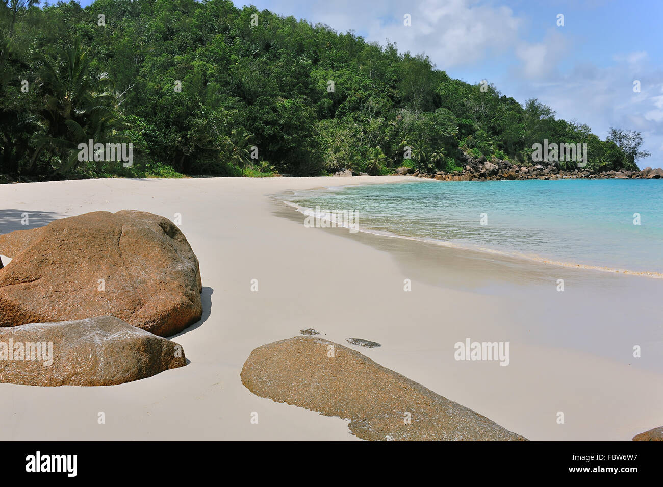 Seychelles Anse Georgette Stock Photo - Alamy