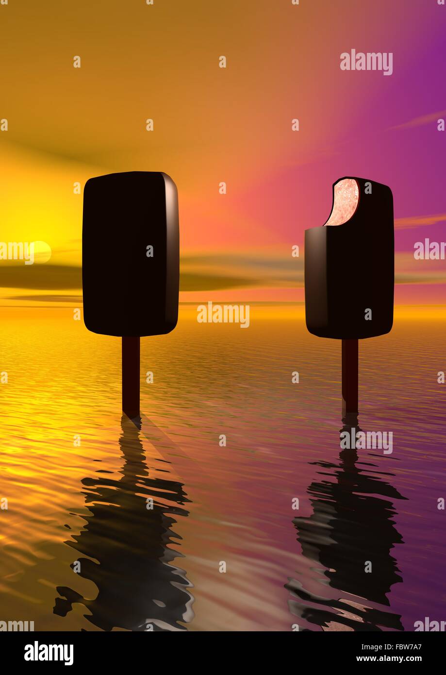 Ice cream pipe hi-res stock photography and images - Alamy