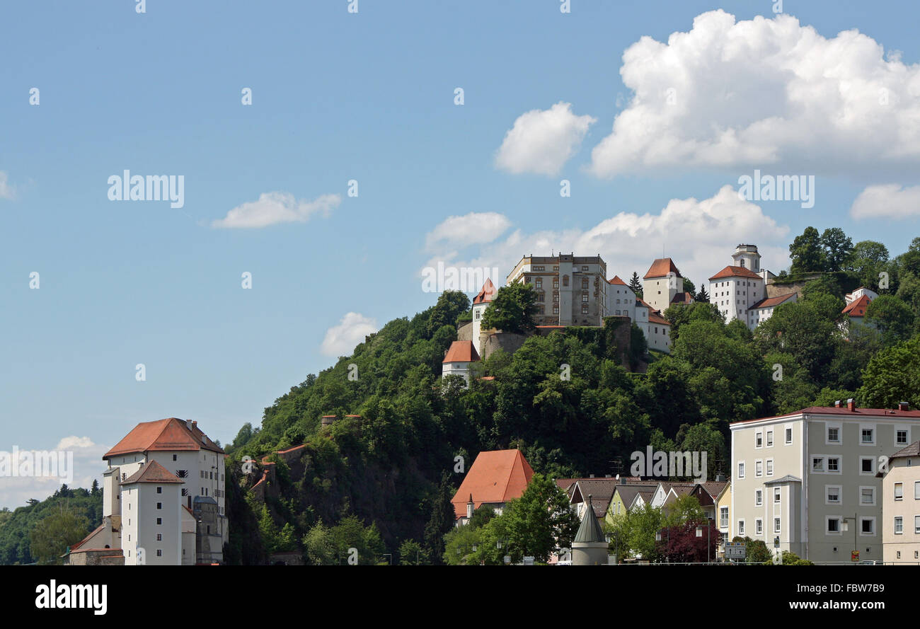Castle Veste Oberhaus in Passau Stock Photo - Alamy