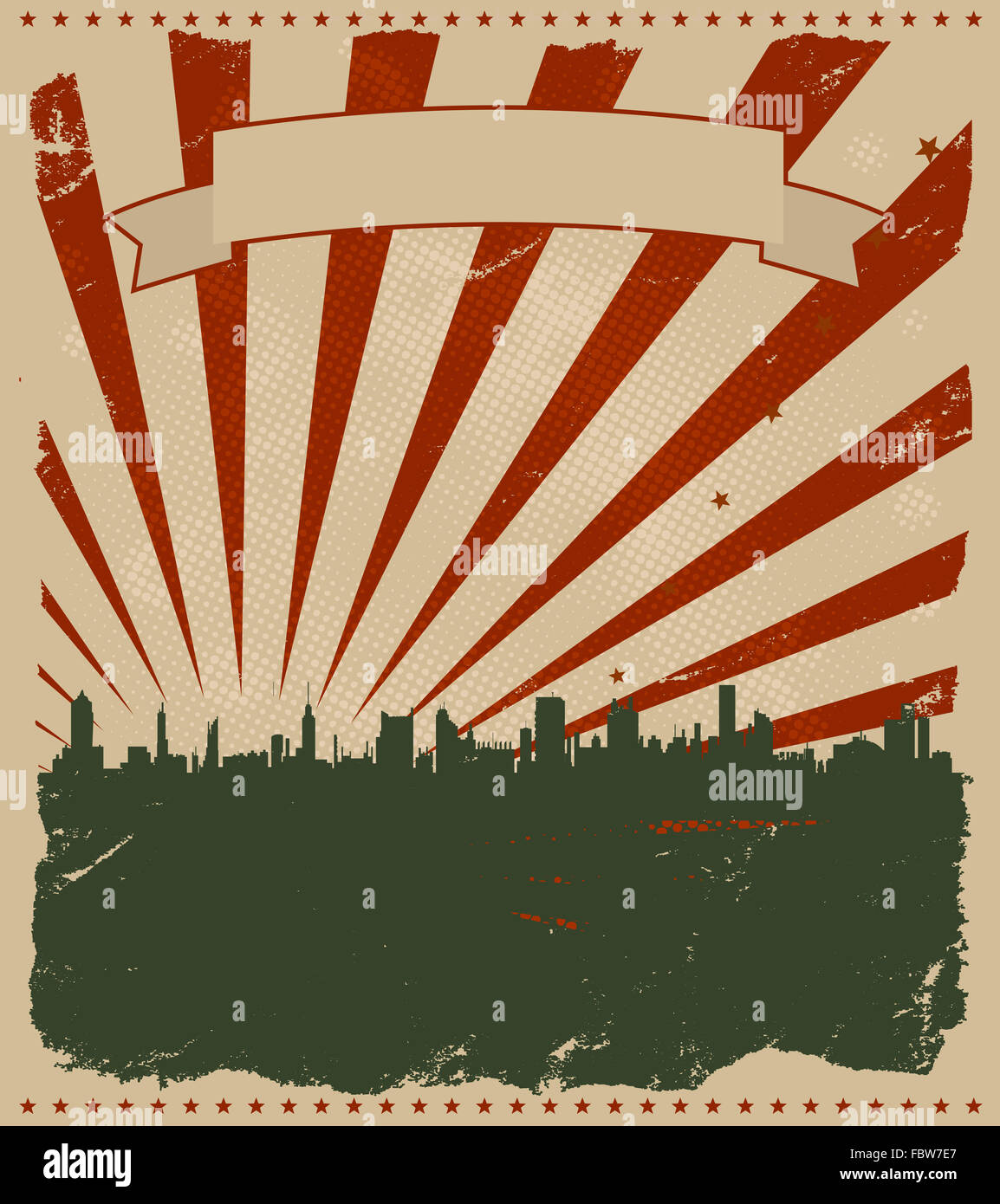 Grunge American Poster Stock Photo - Alamy