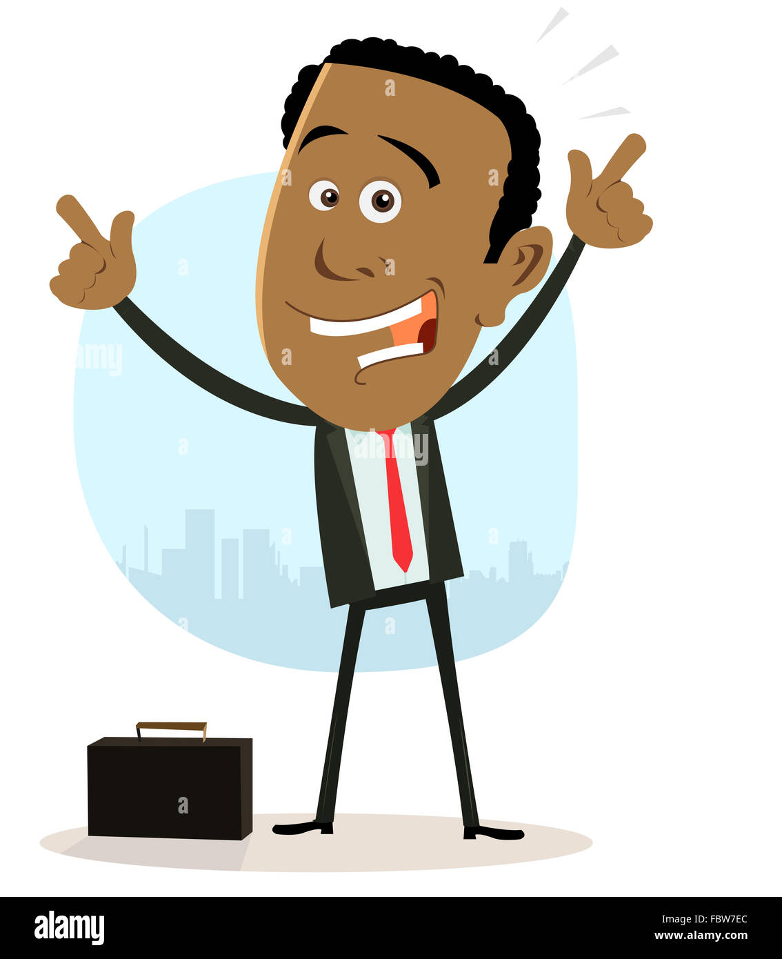 African black cartoon man character hi-res stock photography and images ...