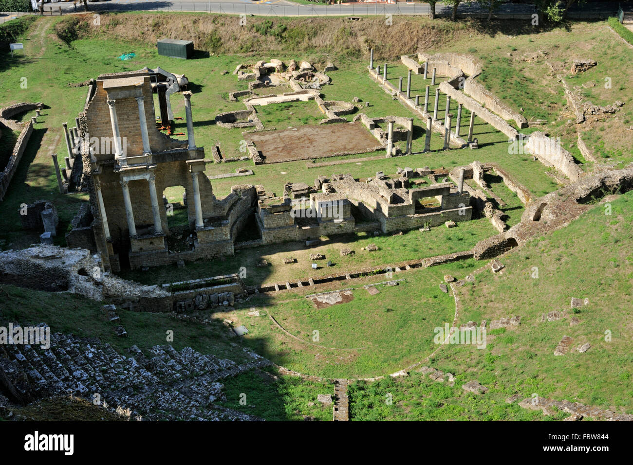 Roman theatre volterra hi-res stock photography and images - Alamy