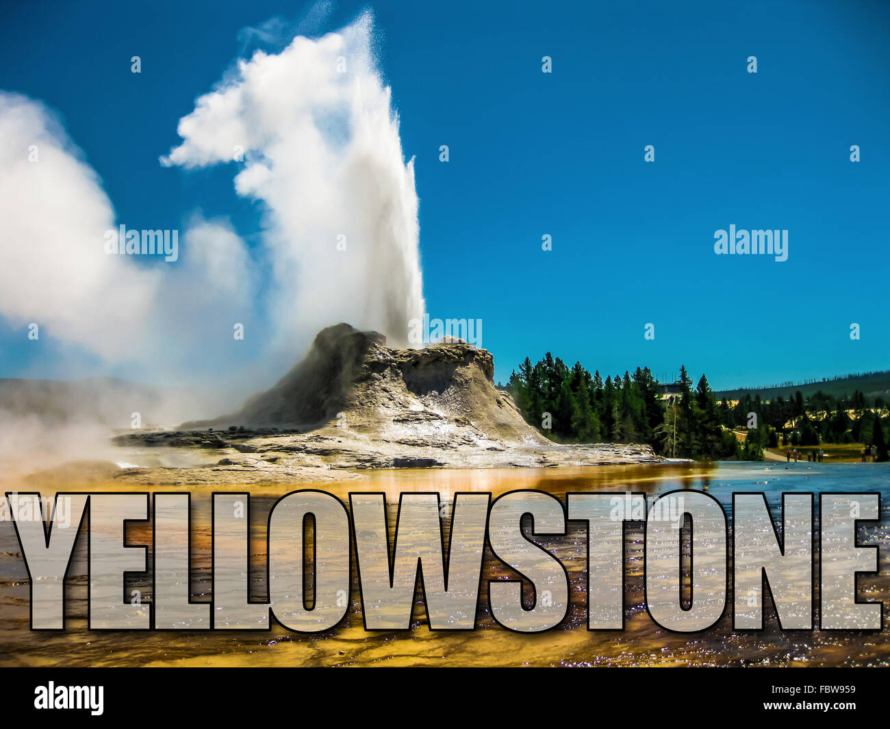 Geyser pool hi-res stock photography and images - Alamy