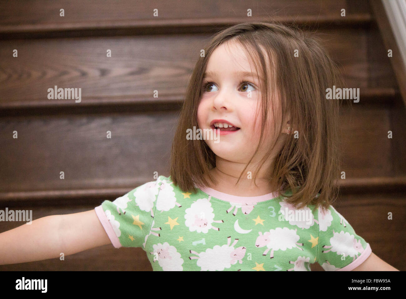 Beautiful, happy child posing Stock Photo - Alamy