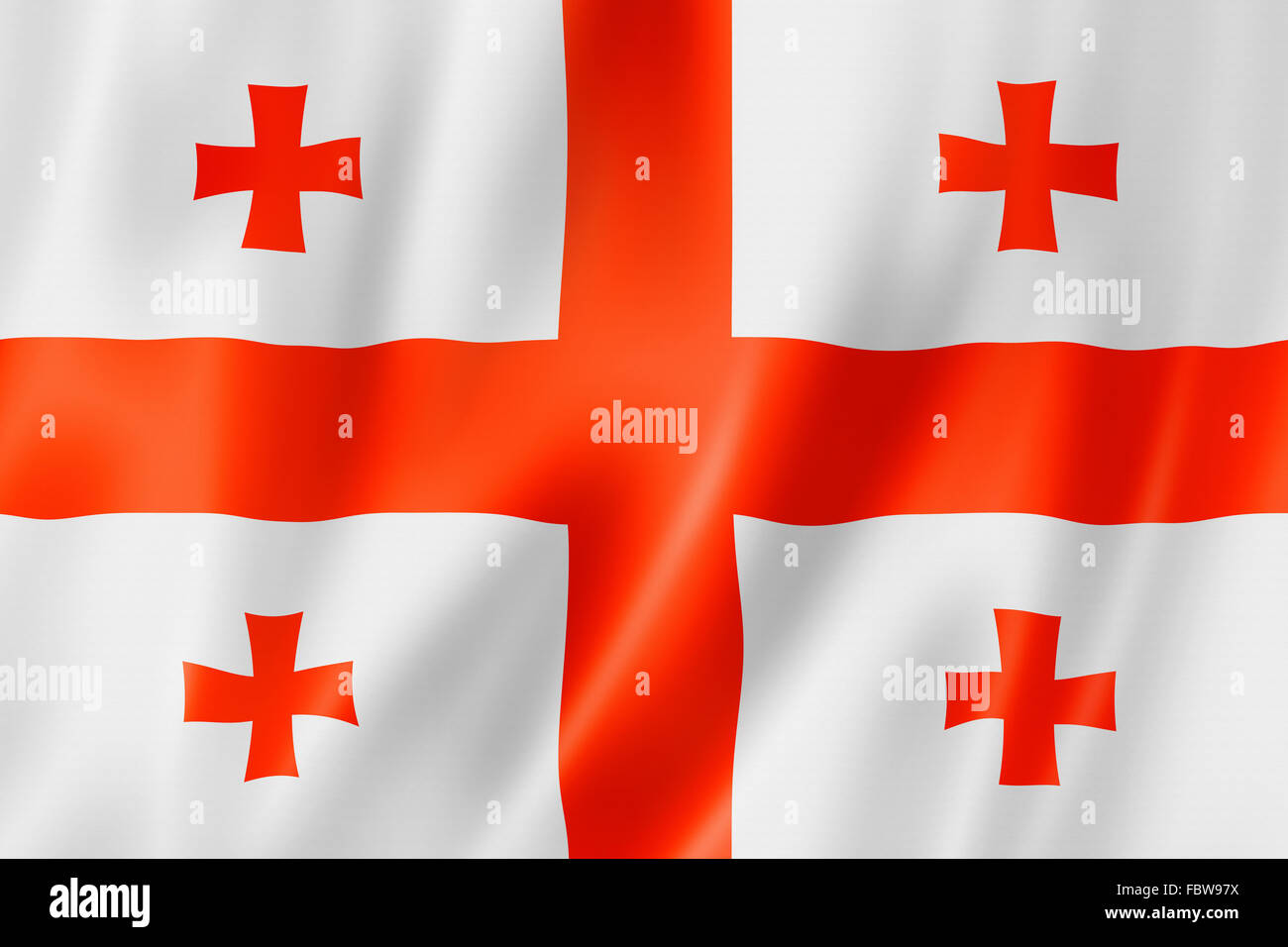 Georgian flag hi-res stock photography and images - Alamy