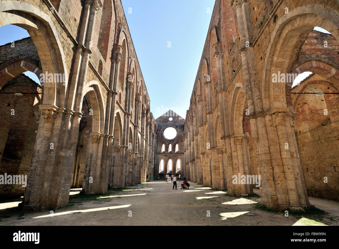 San Galgano Abbey, Tuscany, Italy Stock Photo - Alamy