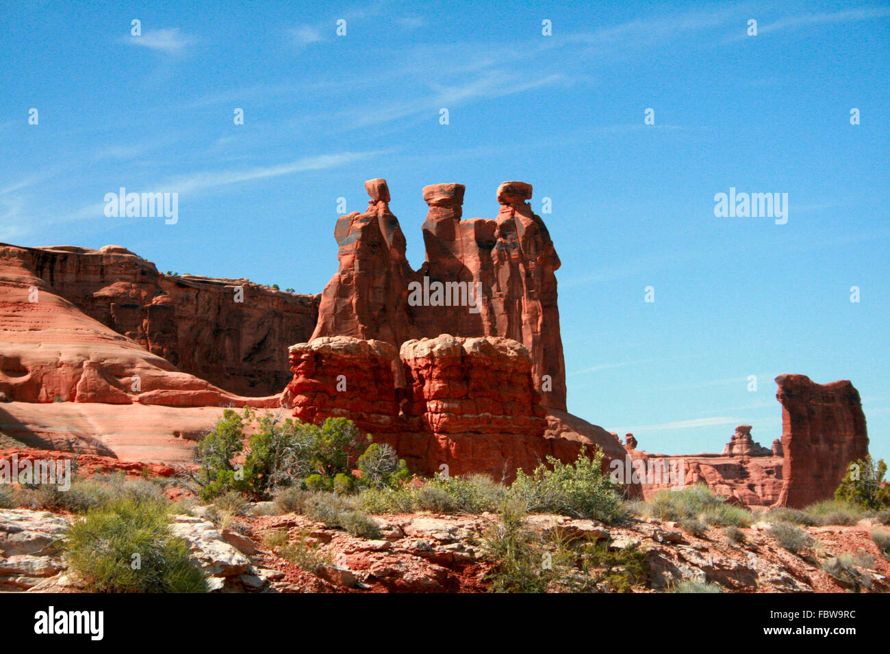 Hoodoo arches national park hi-res stock photography and images - Alamy
