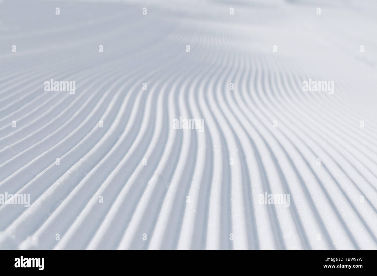 tracks on ski slopes at beautiful sunny winter day Stock Photo - Alamy