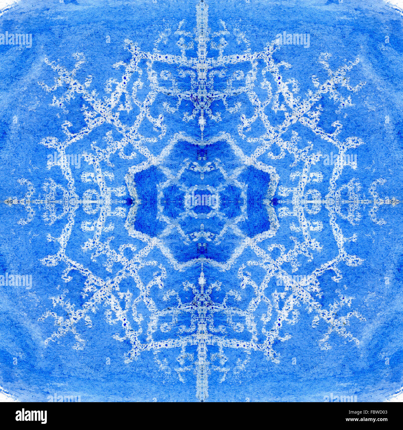 Watercolor snowflake hi-res stock photography and images - Alamy