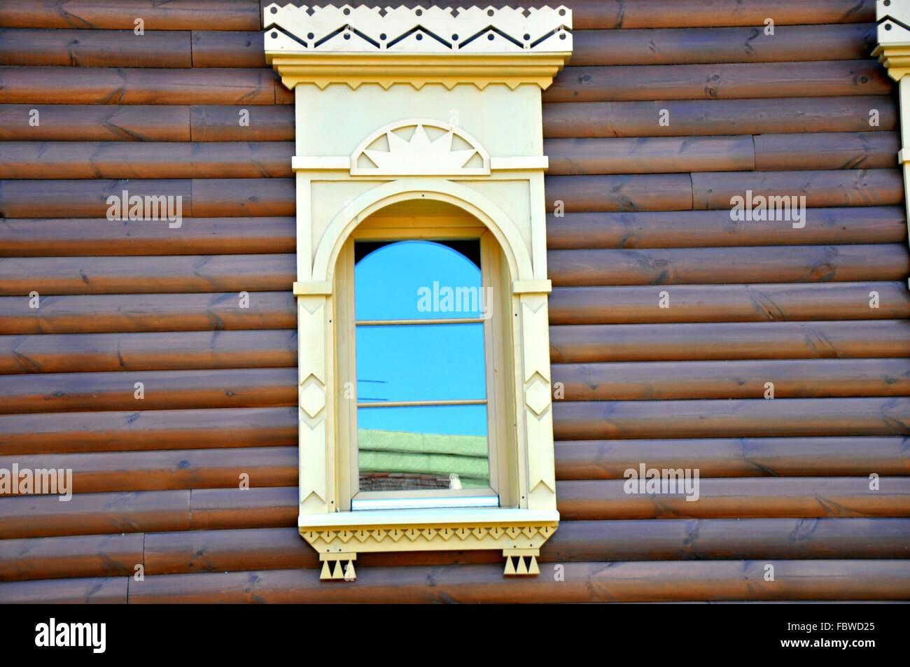 Window at home in the village Stock Photo - Alamy