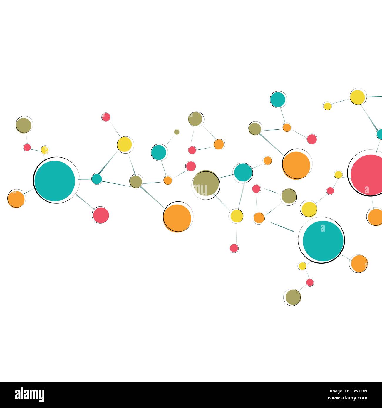 Color molecular structure Stock Vector Image & Art - Alamy