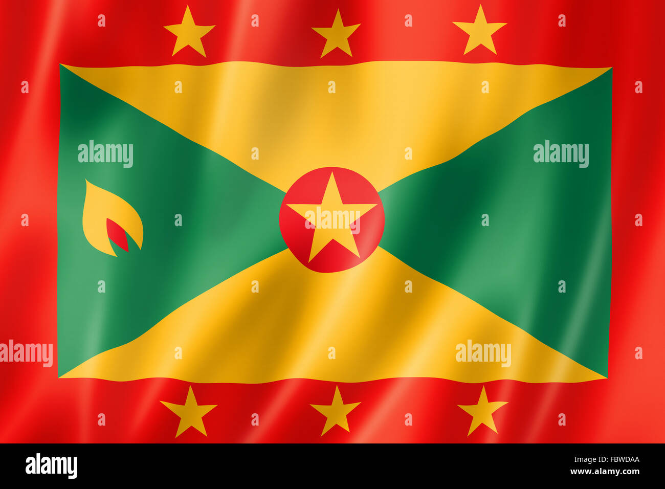 Grenada Flag High Resolution Stock Photography and Images - Alamy