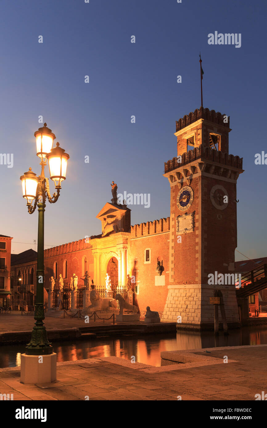 Arsenal, shipyard, arsenal and naval base, Venice, Venice, Italy Stock ...