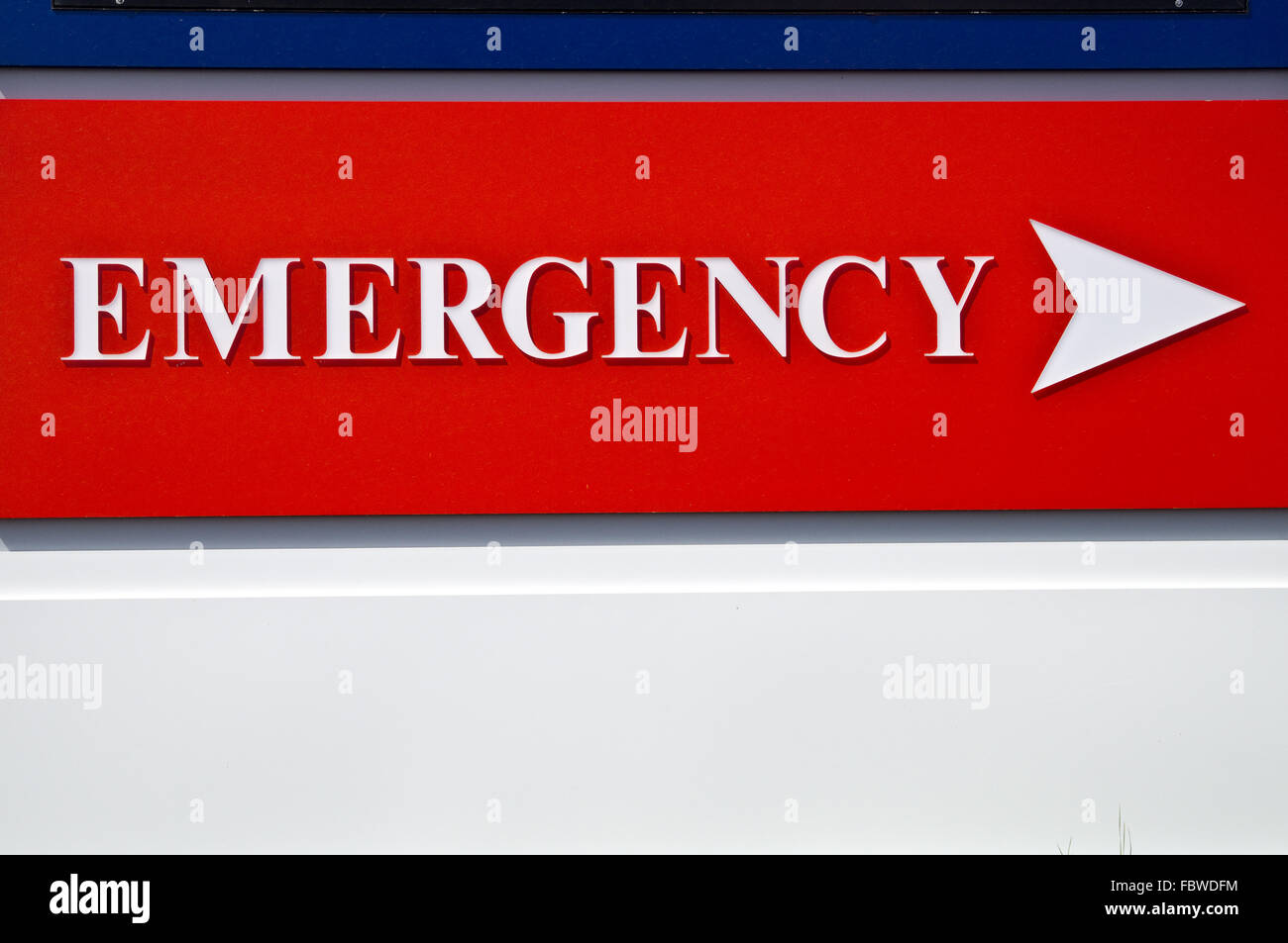 Hospital Emergency Room Sign