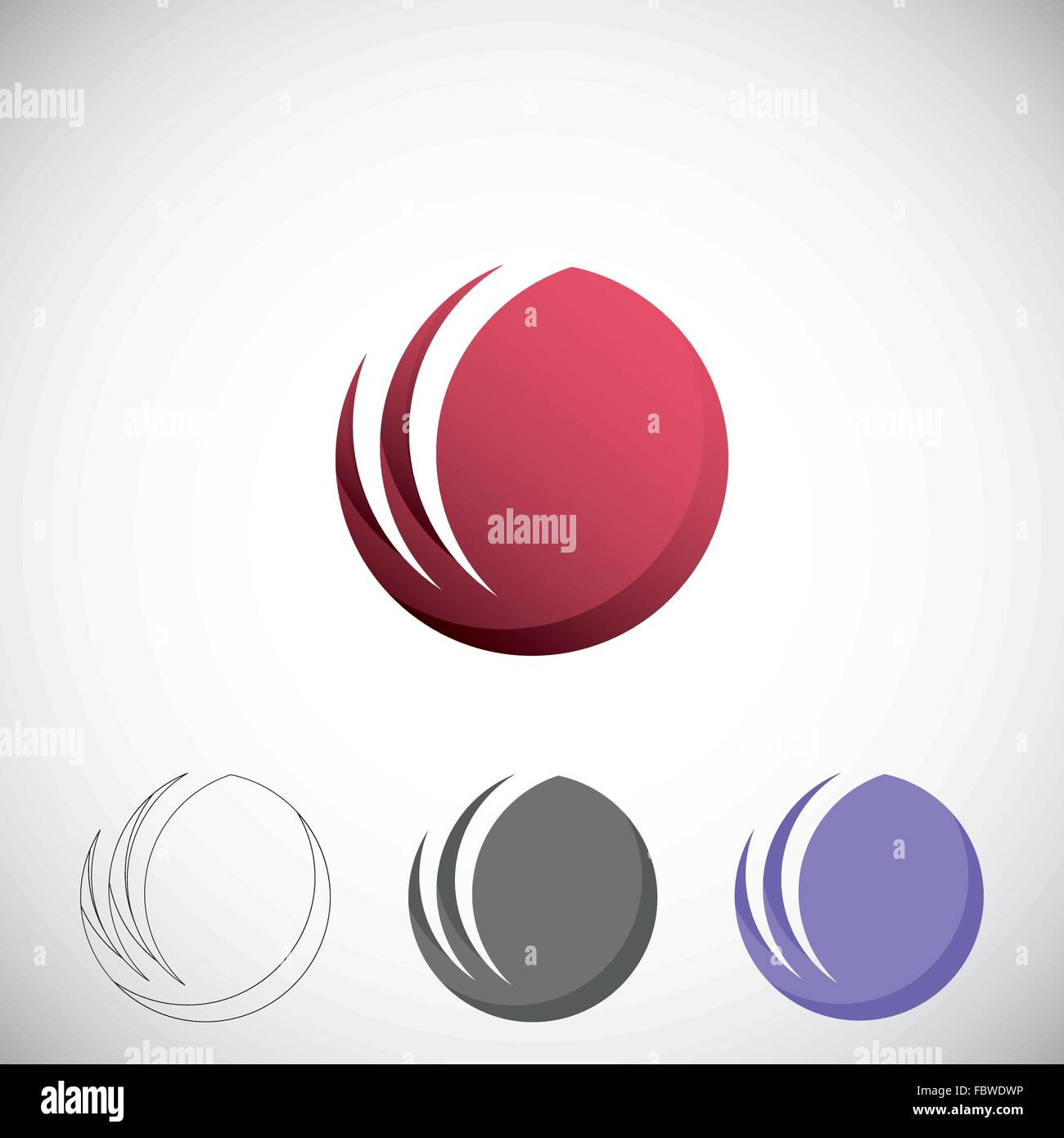 Circle abstract figure Stock Vector Image & Art - Alamy