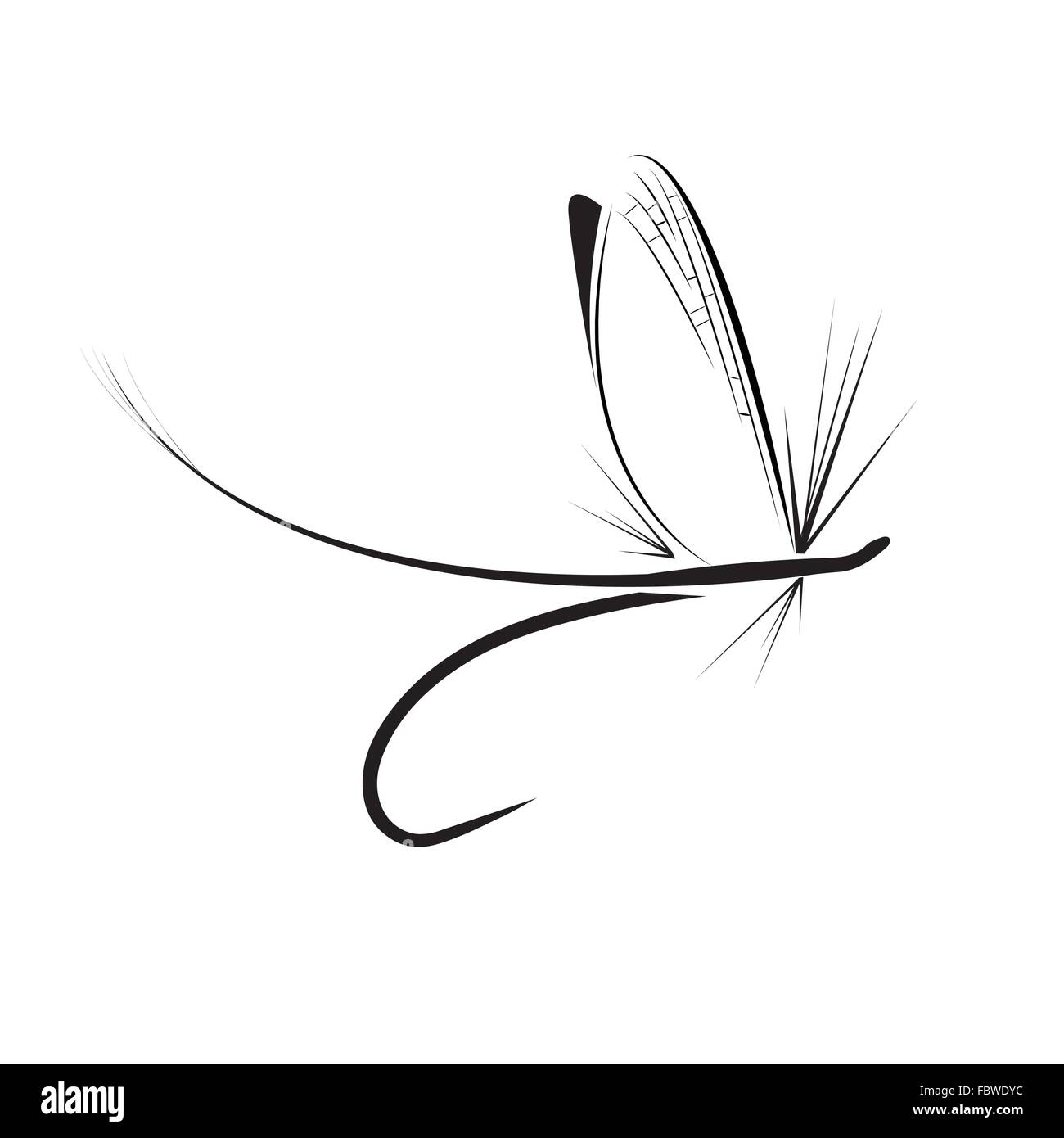 Fly fishing icon Stock Vector Image & Art - Alamy