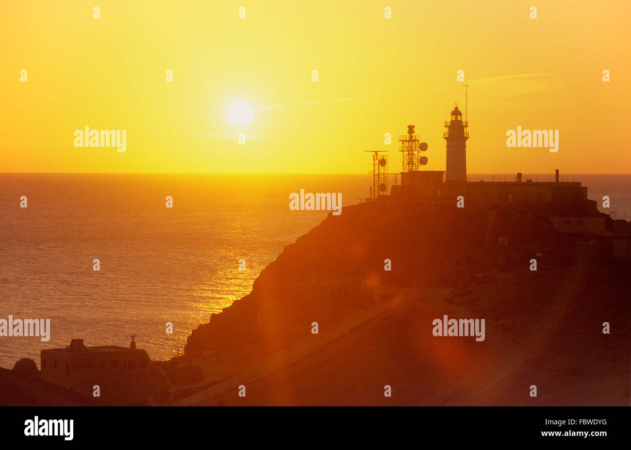 Cape gata lighthouse hi-res stock photography and images - Alamy