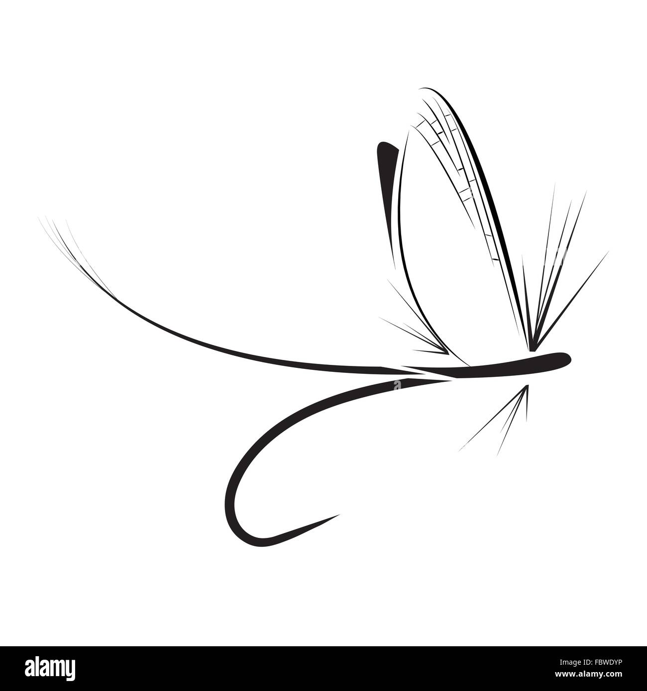 Fly fishing icon Stock Vector Image & Art - Alamy